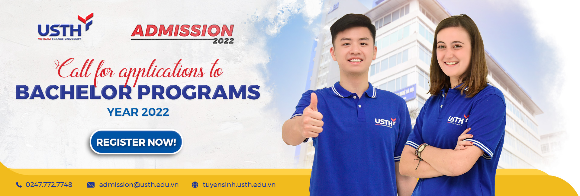 Admissions - University of science and Technology of Hanoi